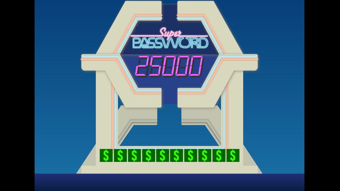 Super Password: Game Show Presentation Software for Windows | Host Your ...