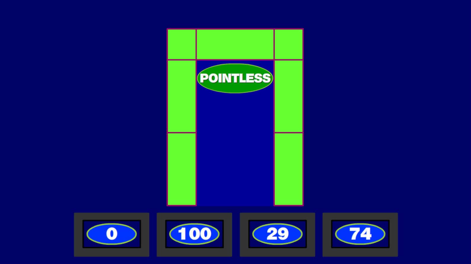 Pointless Game Board: Presentation Software for Windows | Host Your Own ...