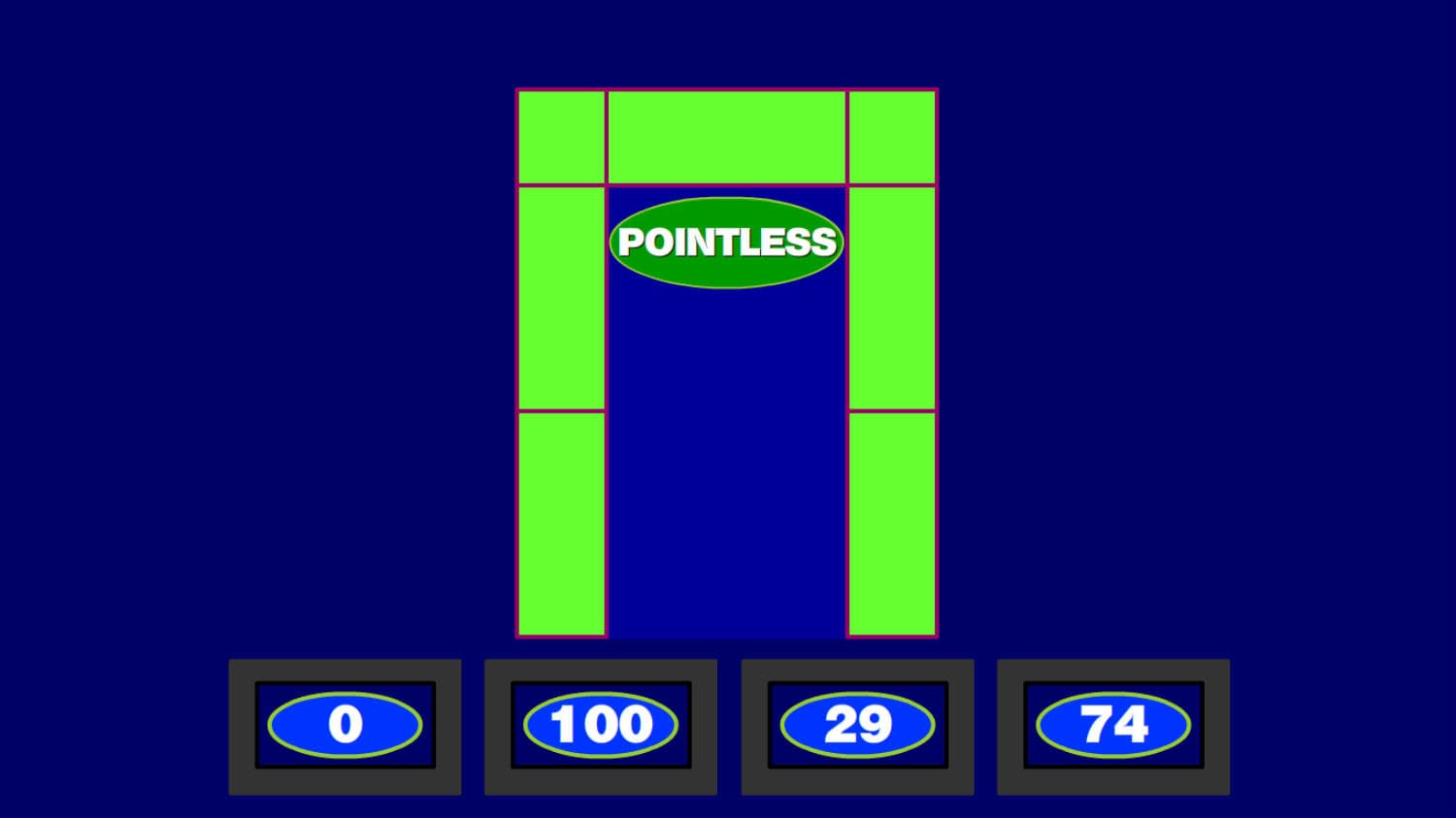 Pointless Game Board: Presentation Software for Windows | Host Your Own ...
