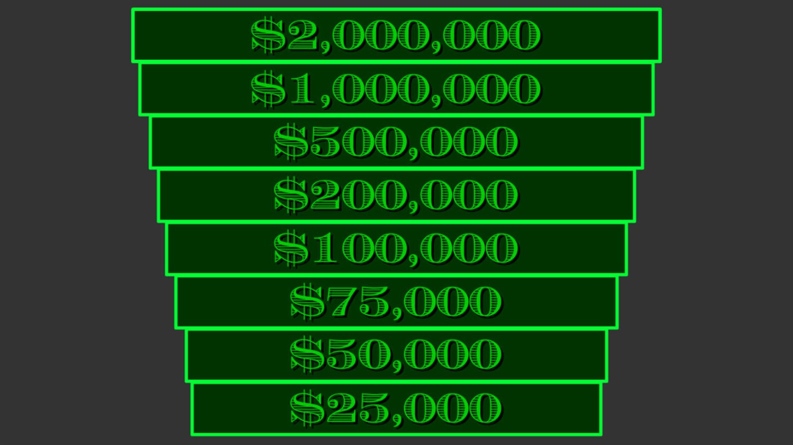 Easy Game Show Money Ladder for Windows | Host Your Own "greed" Game ...