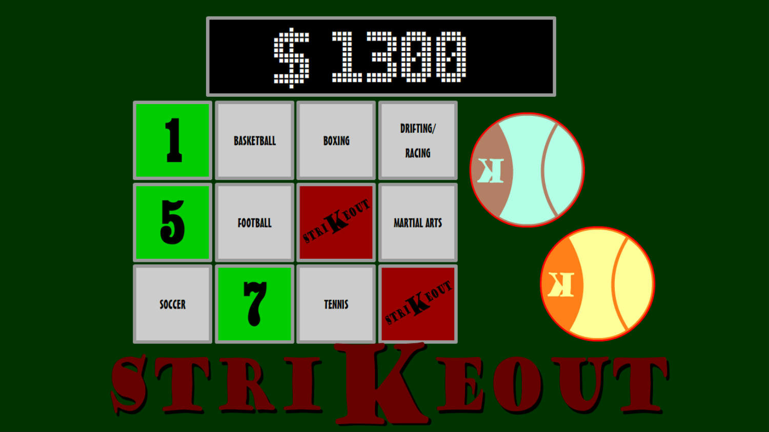 Strikeout: Game Show Presentation Software for Windows | Host Your Own ...