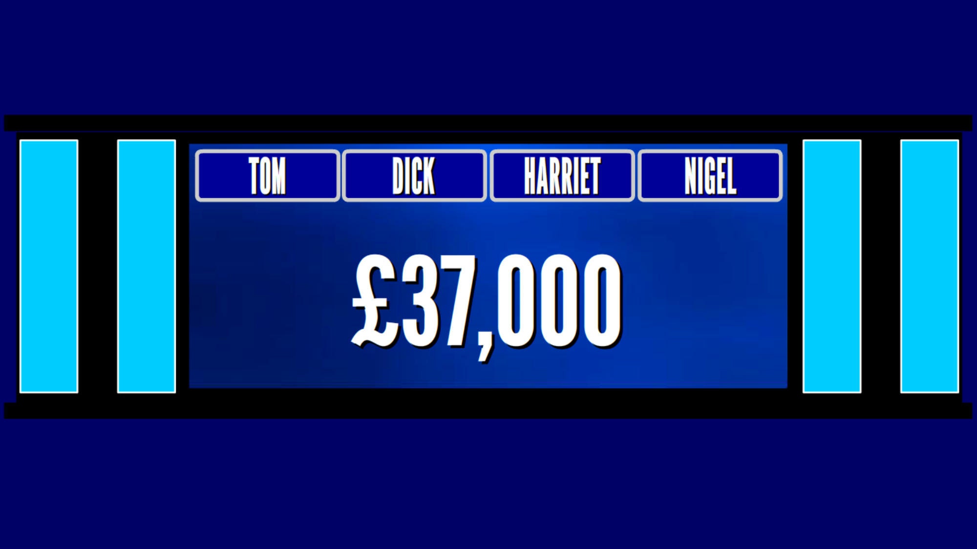 Easy Game Show Team Scoreboard for Windows | Host Your Own Game of "the ...