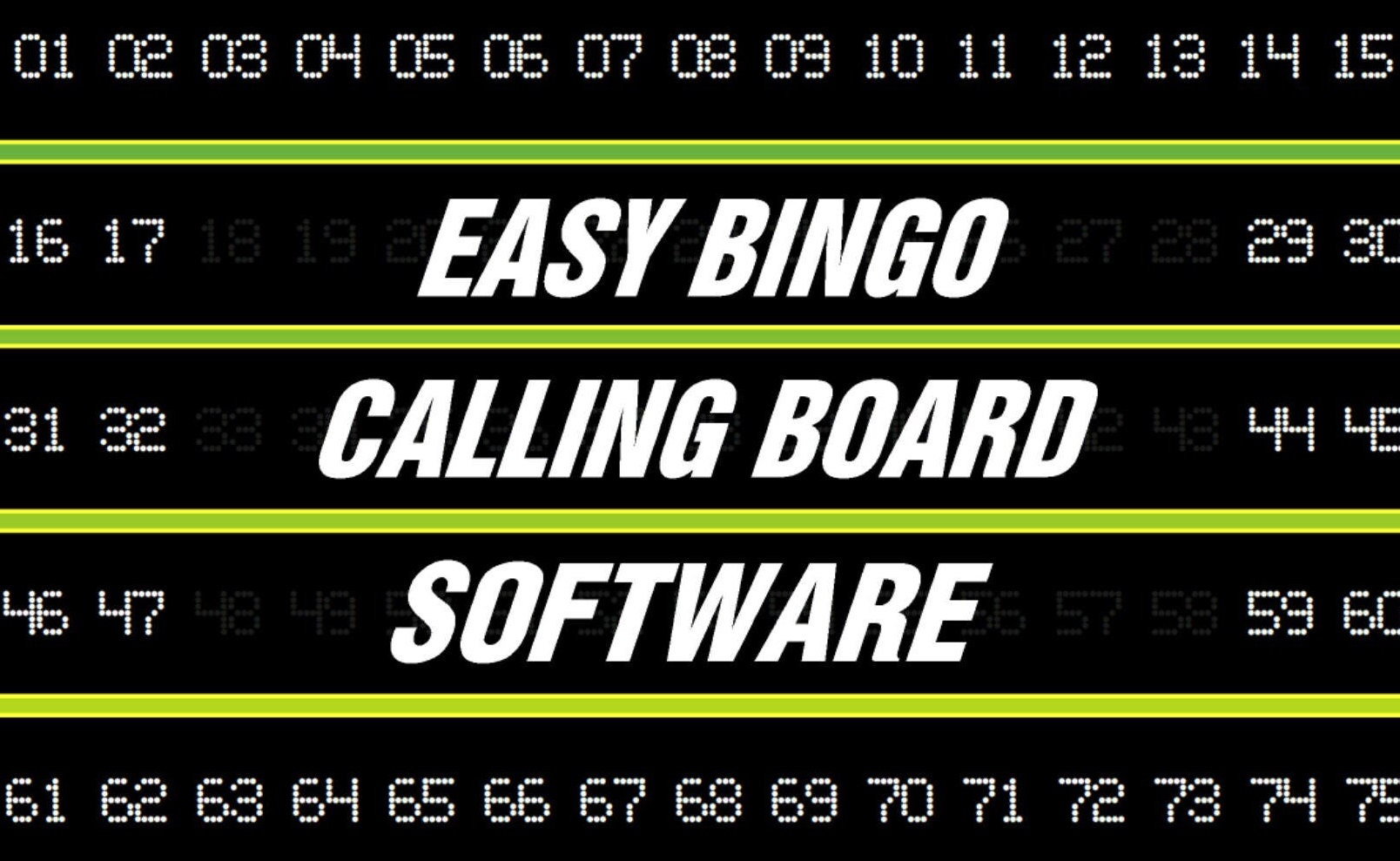 Bingo Calling Board Software for Windows | Use Your Tablet or Laptop ...
