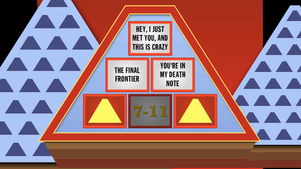 Pyramid Game Show Presentation Software For Windows Host Your Own Game Show Etsy
