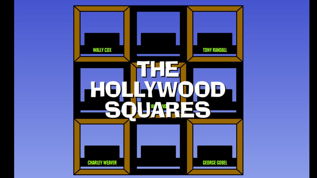 Hollywood Squares: Game Show Presentation Software for Windows | Host ...
