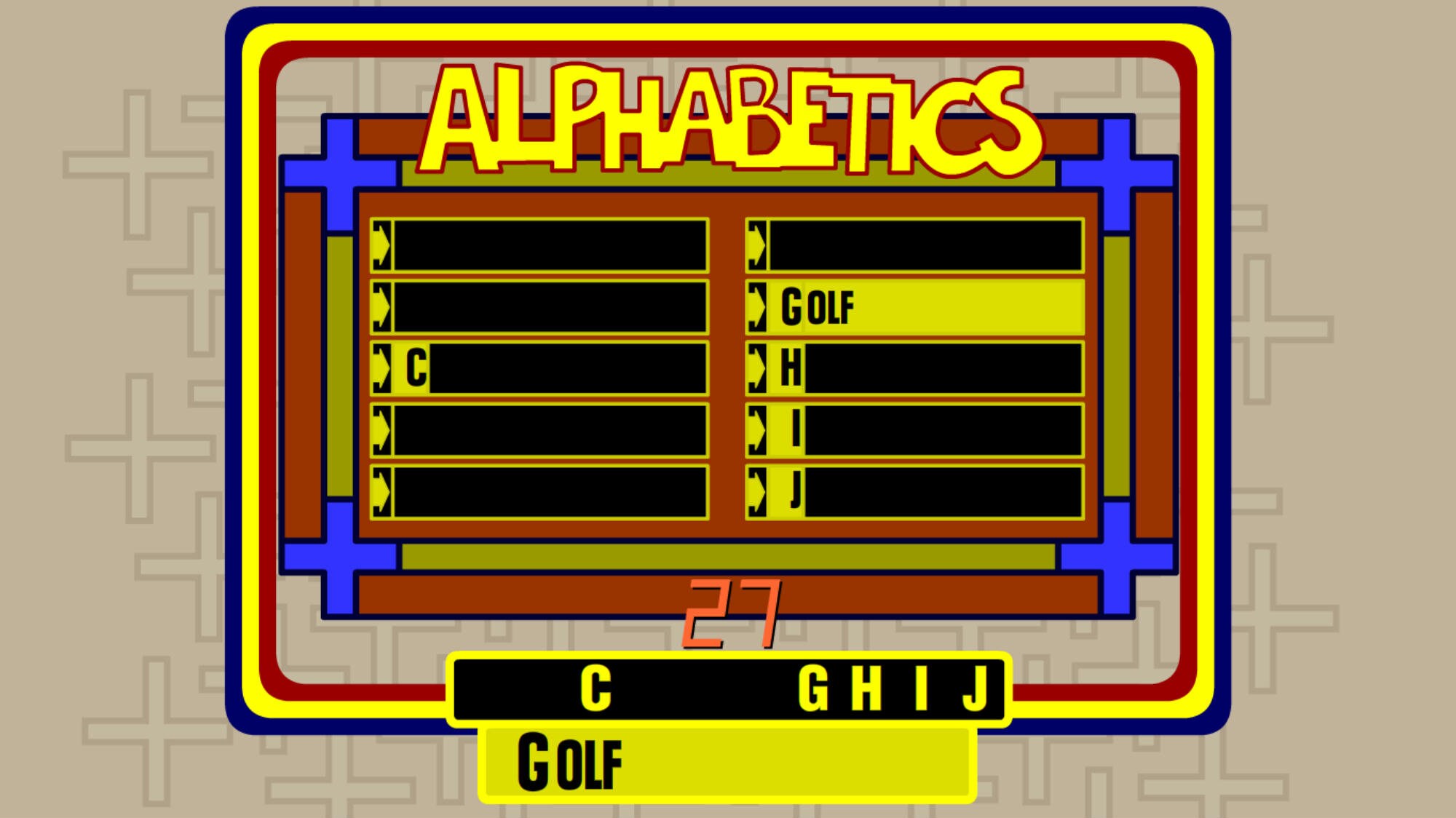 Password Plus: Game Show Presentation Software for Windows | Host Your ...
