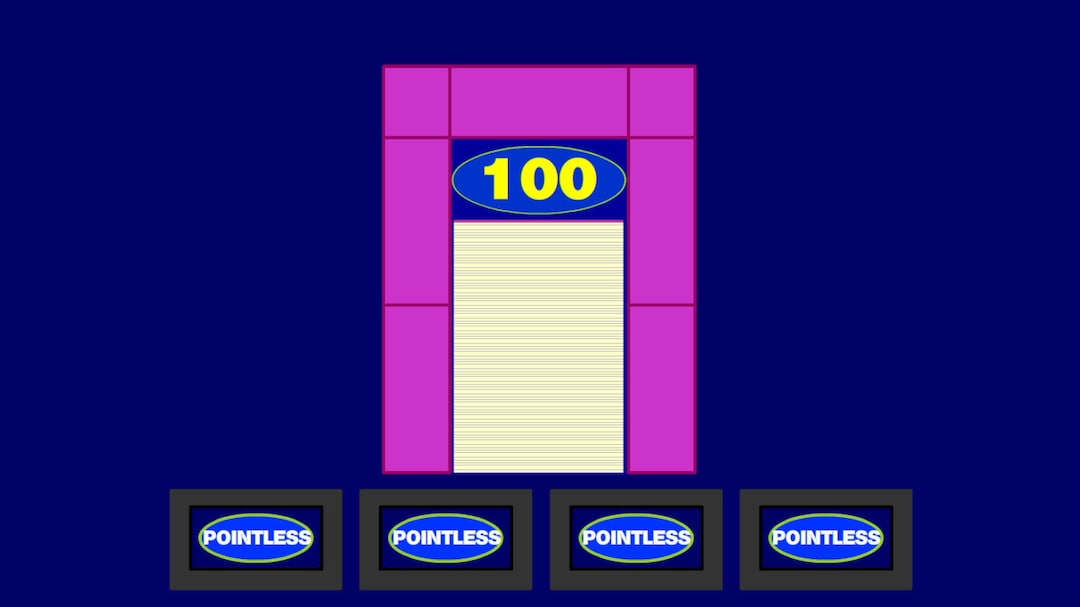 Pointless Game Board: Presentation Software for Windows | Host Your Own ...