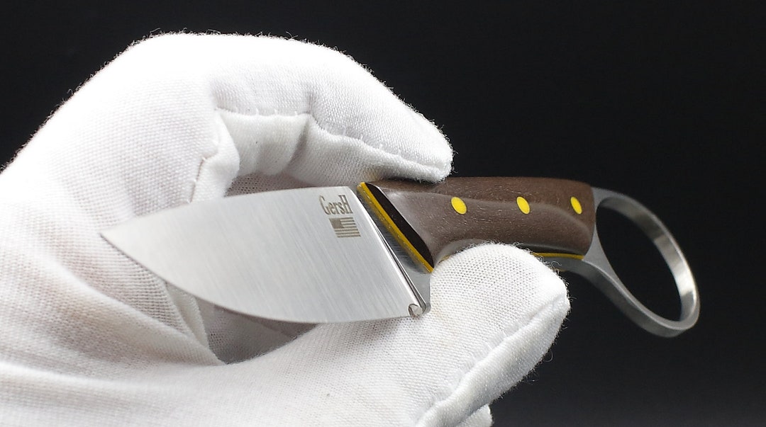 Custom Ring Knife in CPM Magnacut Steel and Richlite Micarta: USA Made ...