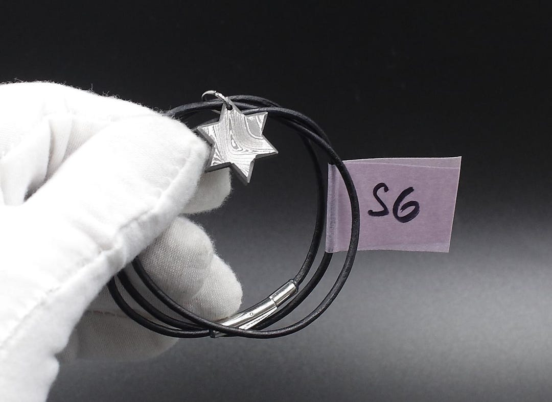 Damascus Jewelry - Star of David (S06) - USA Made Gershblades Custom ...