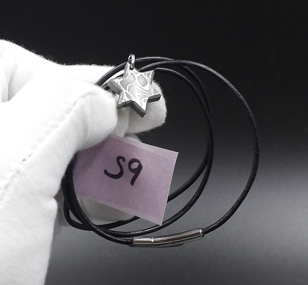 Damascus Jewelry - Star of David (S09) - USA Made Gershblades Custom ...