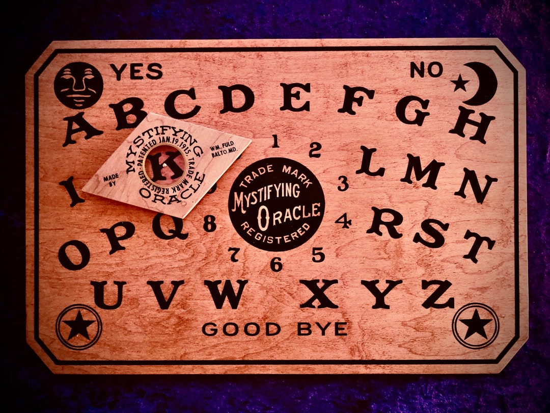 1919 Wm. Fuld Mystifying Oracle Ouija Board W/ Blonde Diamond Lens ...