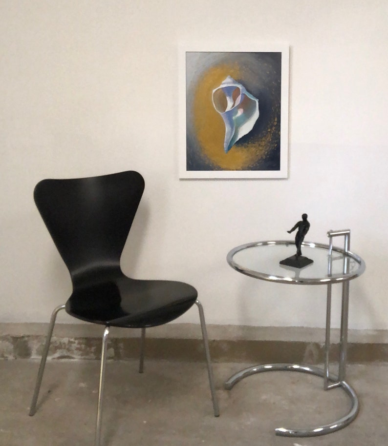 Gold Shell Painting Printable Digital Download - Etsy