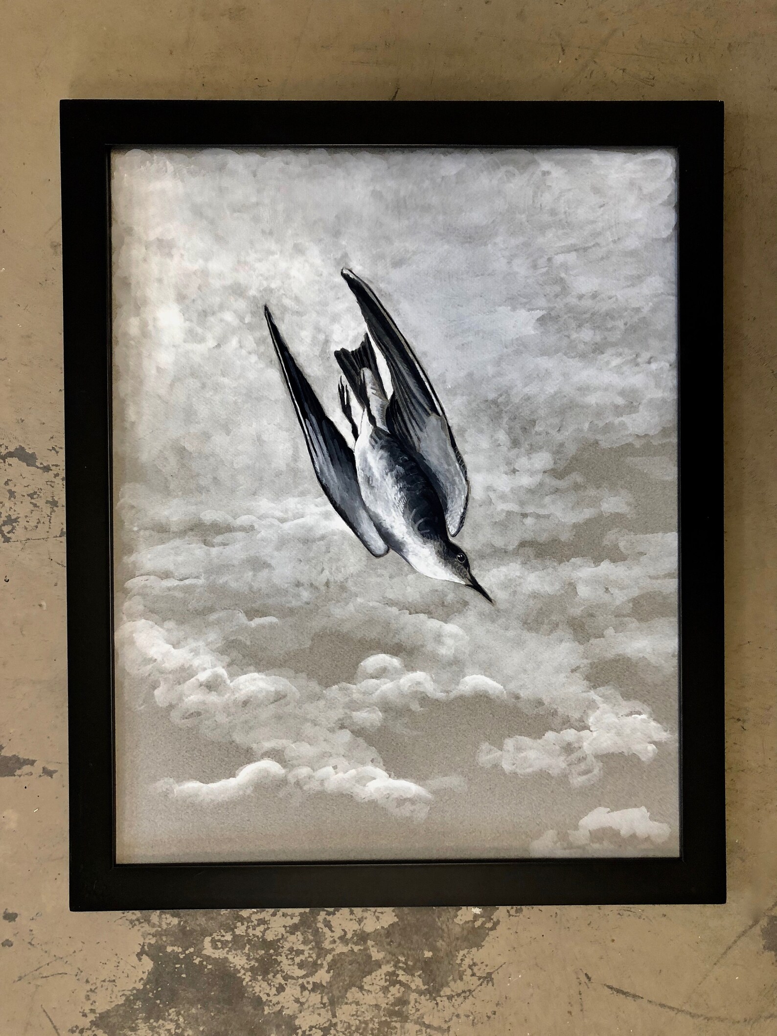 Diving Bird Painting, Printable Digital Download - Etsy