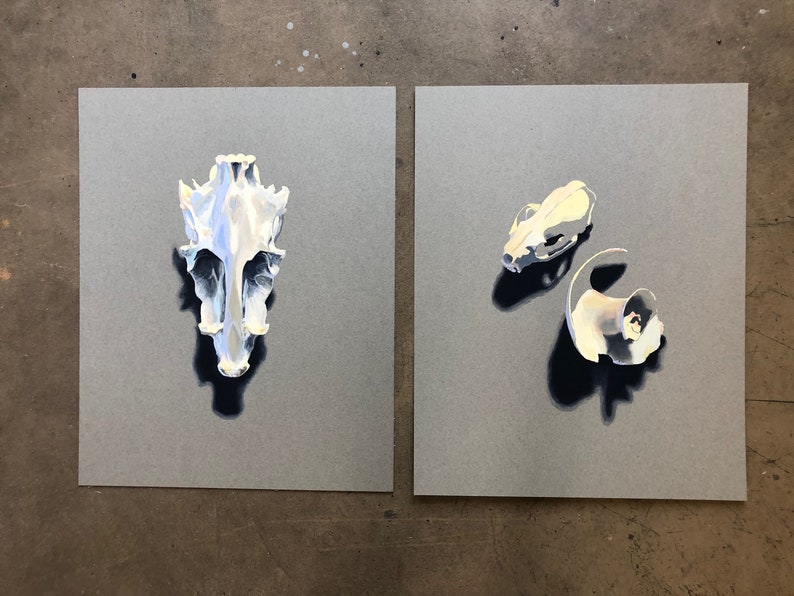 Skull and Shell Printable Digital Download - Etsy