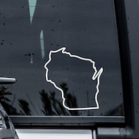 Wisconsin WI State Outline Vinyl Decal Sticker - Etsy
