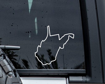 West Virginia Mountaineers WVU Large Vinyl Decal Licensed NCAA - Etsy