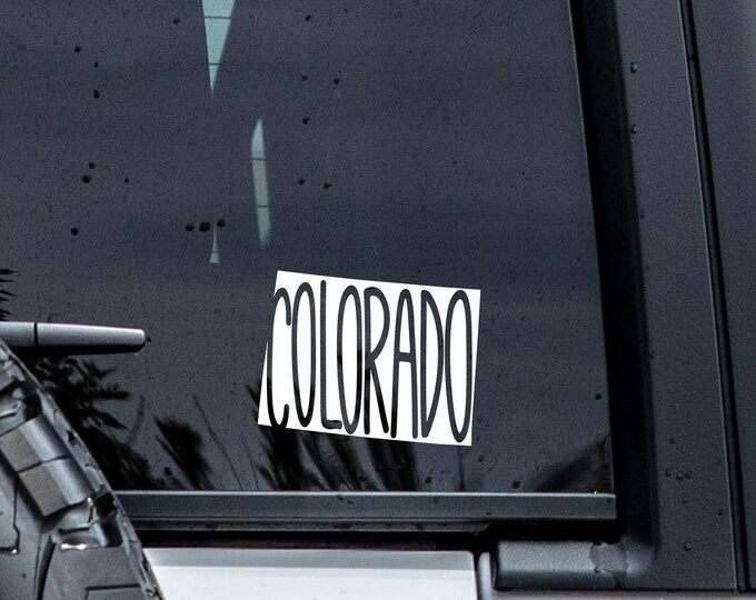 Colorado CO State Outline Vinyl Decal Sticker - Etsy