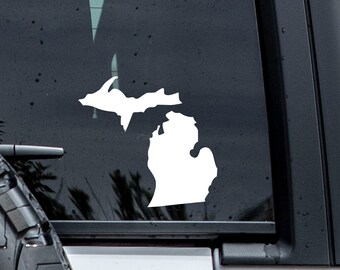 Michigan Car Window Sticker - Etsy