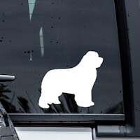Newfoundland Silhouette Vinyl Sticker - Personalized Car Decal - Etsy