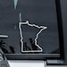 Minnesota MN State Outline Vinyl Decal Sticker - Etsy