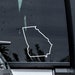 Georgia Outline Decal Georgia Sticker Tumbler Decal Georgia Car Window ...