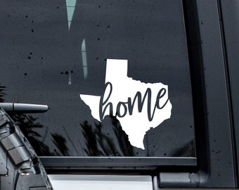 Texas Outline Decal Texas Car Sticker Texas Sticker Tumbler Decal Car ...