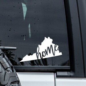 Virginia Home Decal | Virginia Car Decal | Virginia Sticker | Tumbler ...