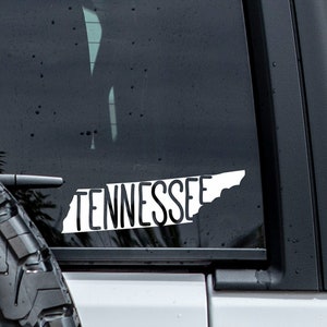 Tennessee State Decal | Car Sticker | Tennessee Sticker | Tumbler Decal ...