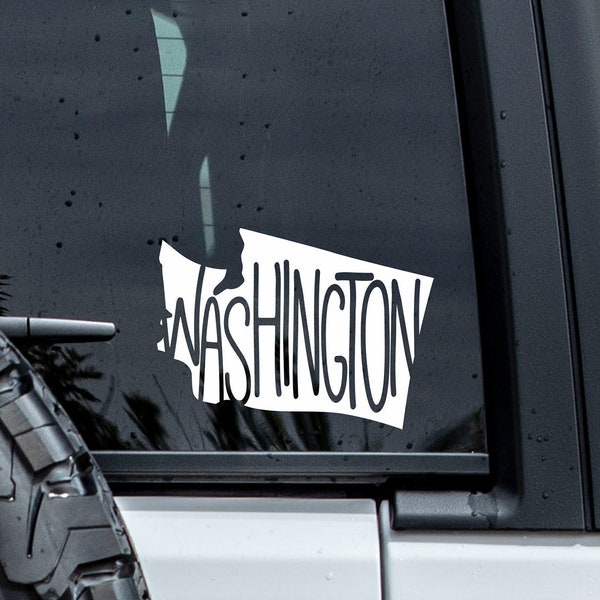 Washington Car Decal - Etsy