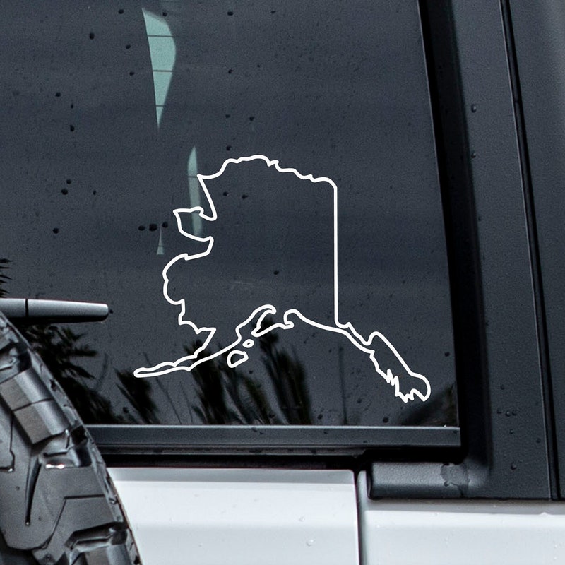 Alaska Car Decal - Etsy