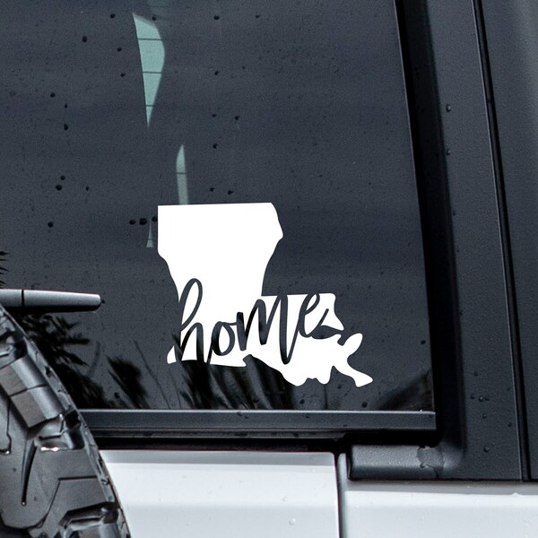 Louisiana Home Decal - Etsy