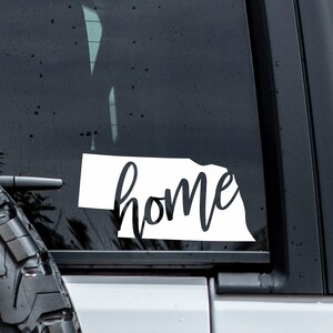 Nebraska Home Decal | Nebraska Car Sticker | Nebraska Tumbler Decal ...