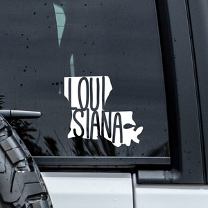 Louisiana State Decal | Louisiana Sticker | Louisiana Tumbler Decal ...