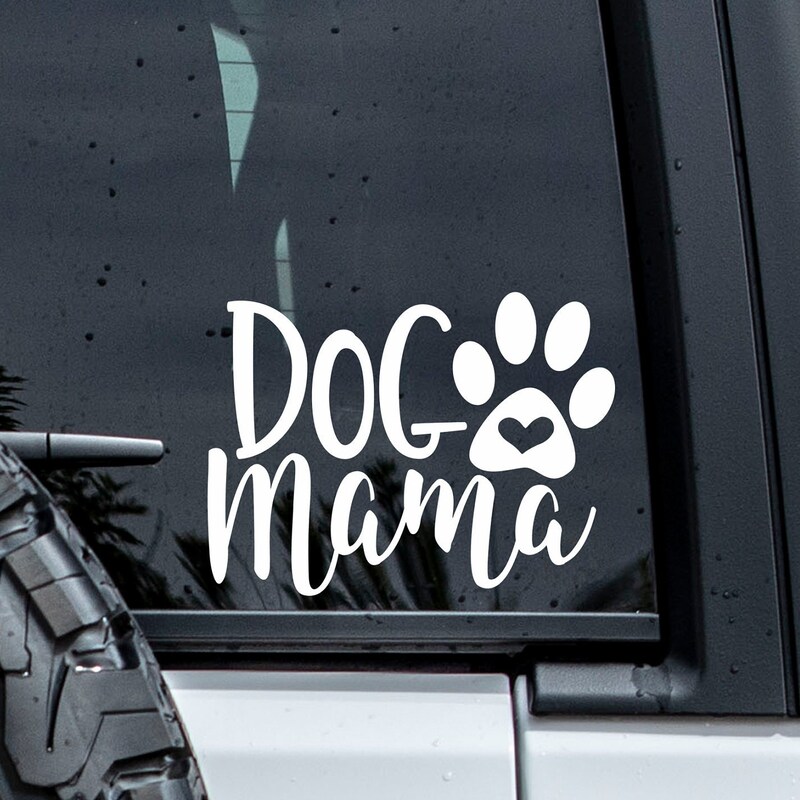 Dog Mom Decal - Etsy
