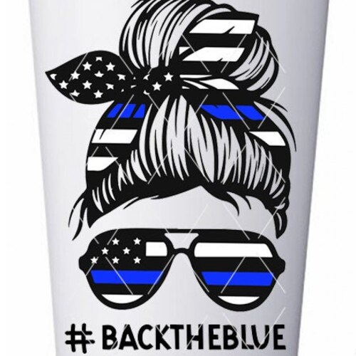 Back the Blue Sticker Thin Blue Line Decal Law Enforcement - Etsy