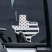 Texas Decal | American Flag Decal | Texas State Vinyl Car Window Decal ...