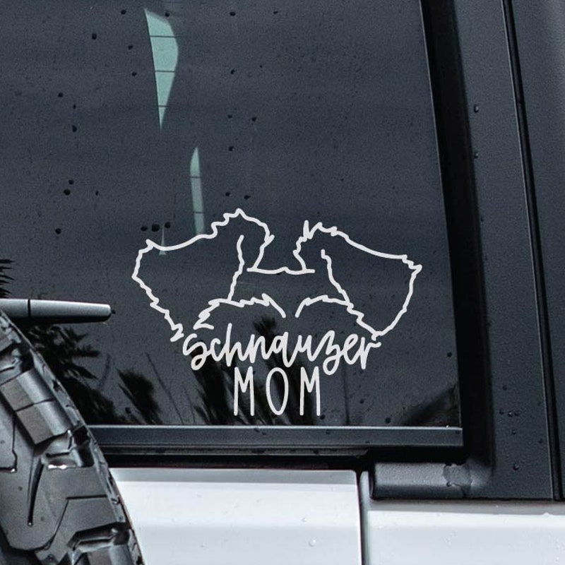 Schnauzer Dog Car Stickers - Etsy