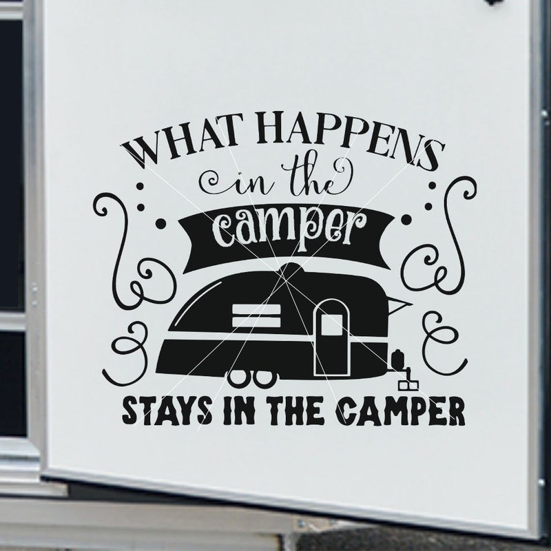 Camper Vinyl Decal - Etsy