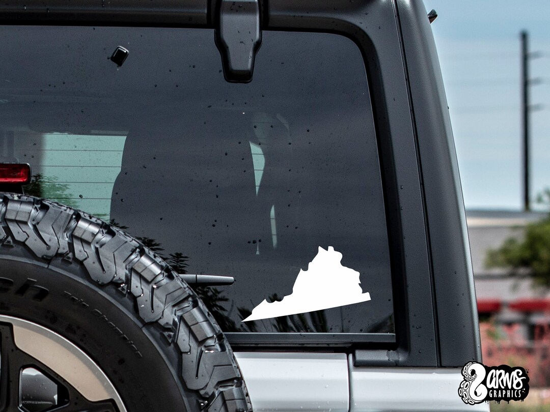 Virginia Decal | Virginia Car Decal | Virginia Sticker | Tumbler Decal ...