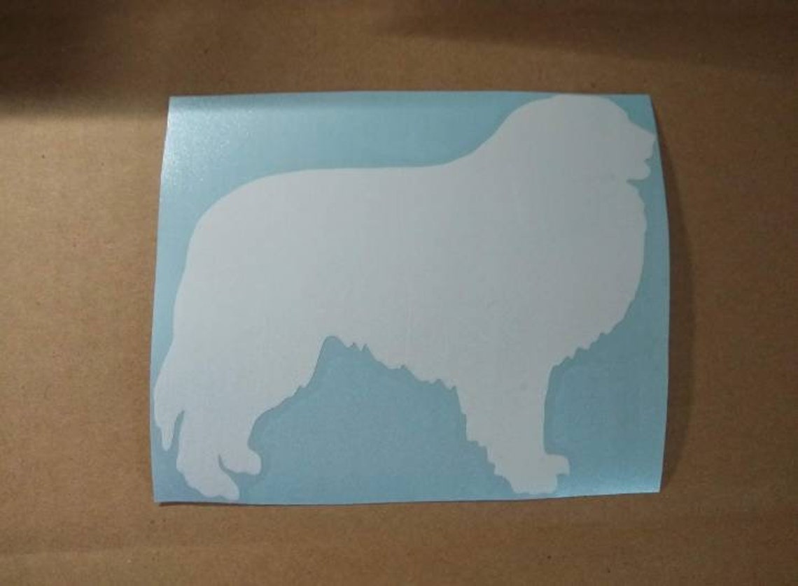 Great Pyrenees Decal | Custom Dog Decal | Dog Silhouette | Laptop ...
