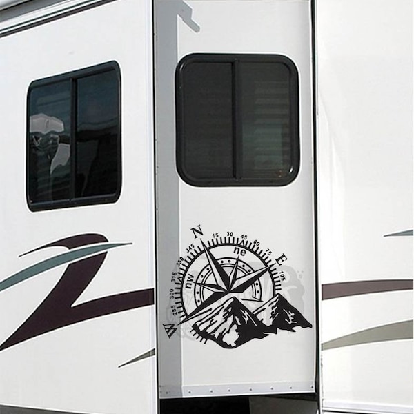 Compass Decal - Etsy