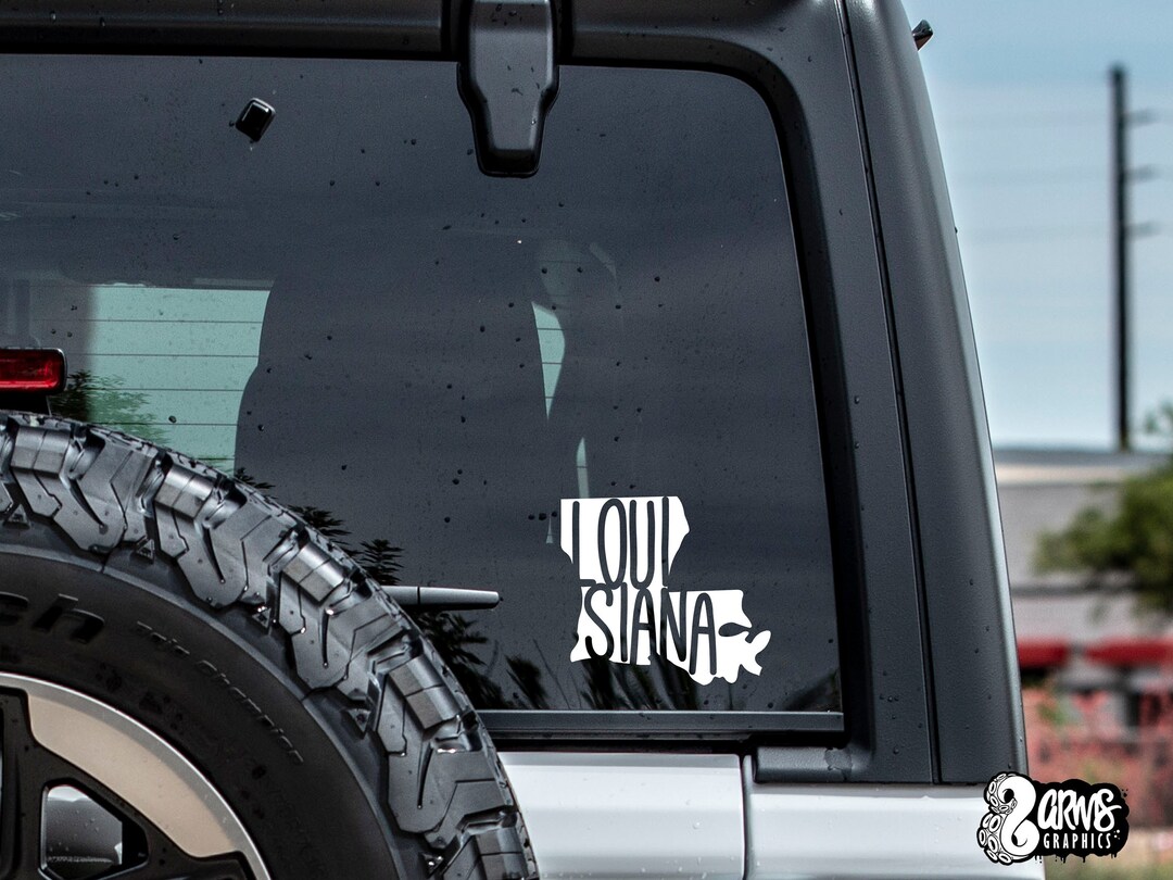 Louisiana State Decal | Louisiana Sticker | Louisiana Tumbler Decal ...