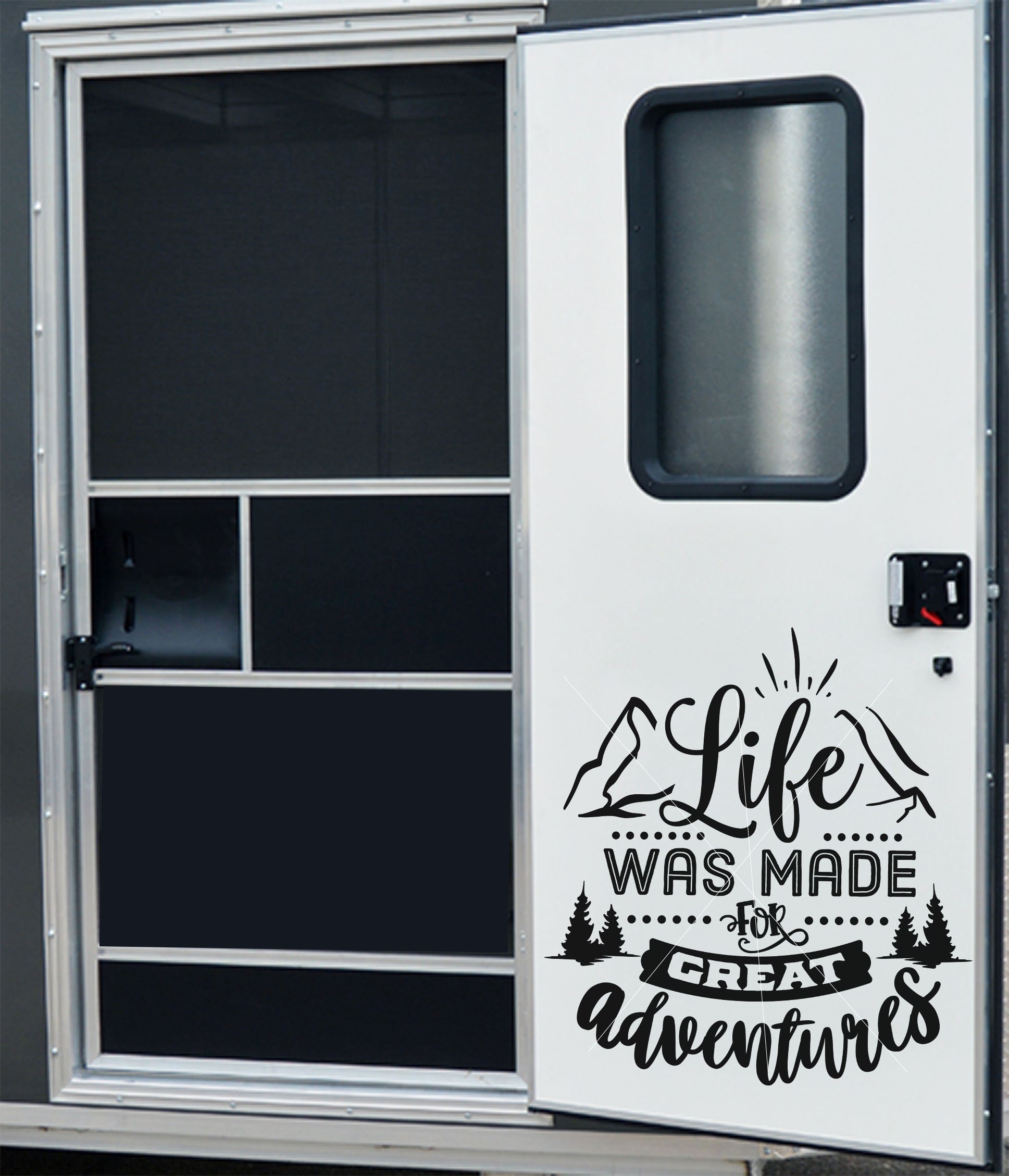RV Decal | Life Was Made for Great Adventures Vinyl Decal | Large ...