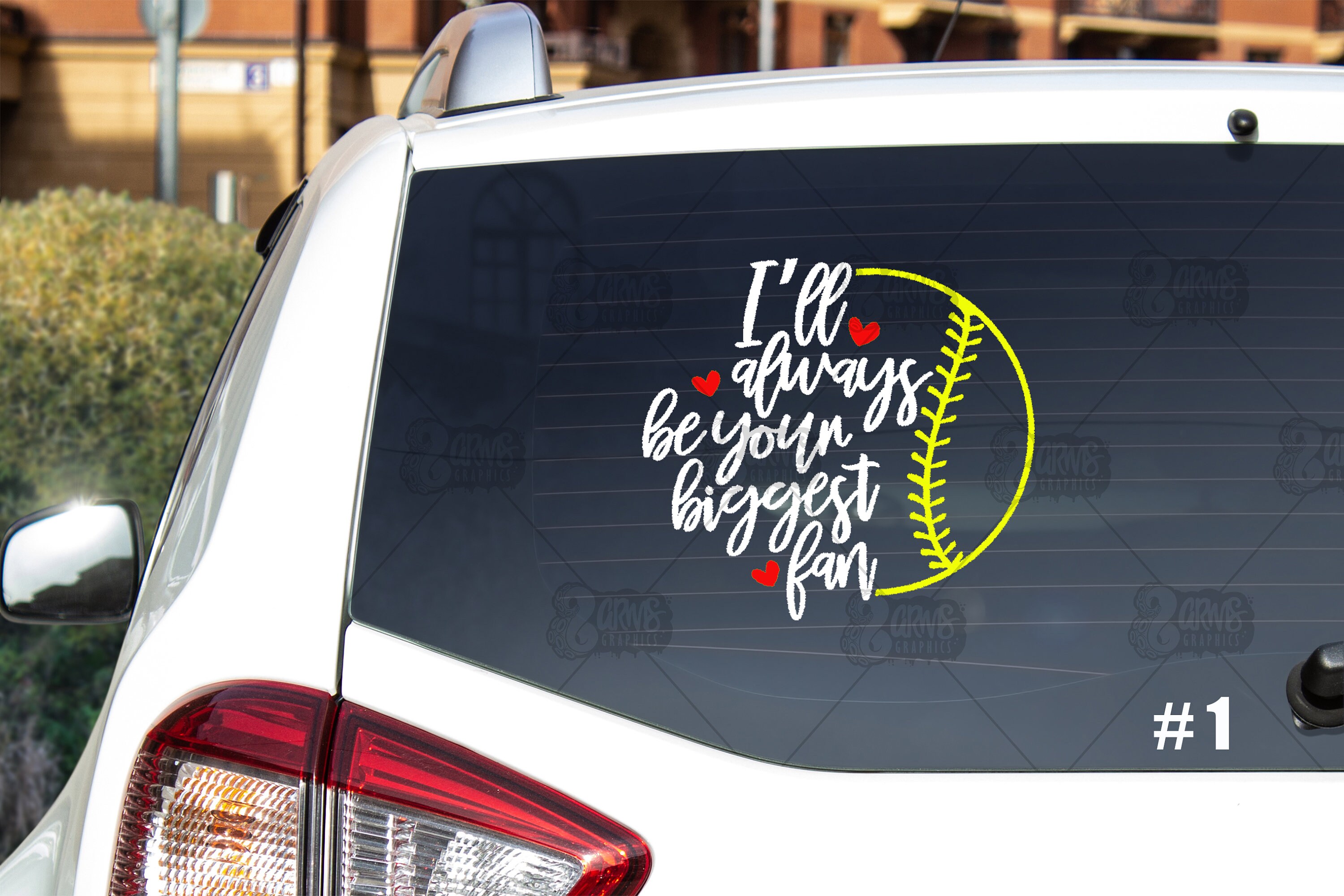 Softball Mom Car Decal | Softball Decal | Window Sticker | Sports Vinyl ...