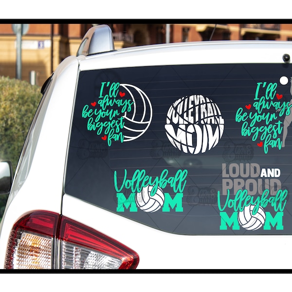 Volleyball Decal - Etsy
