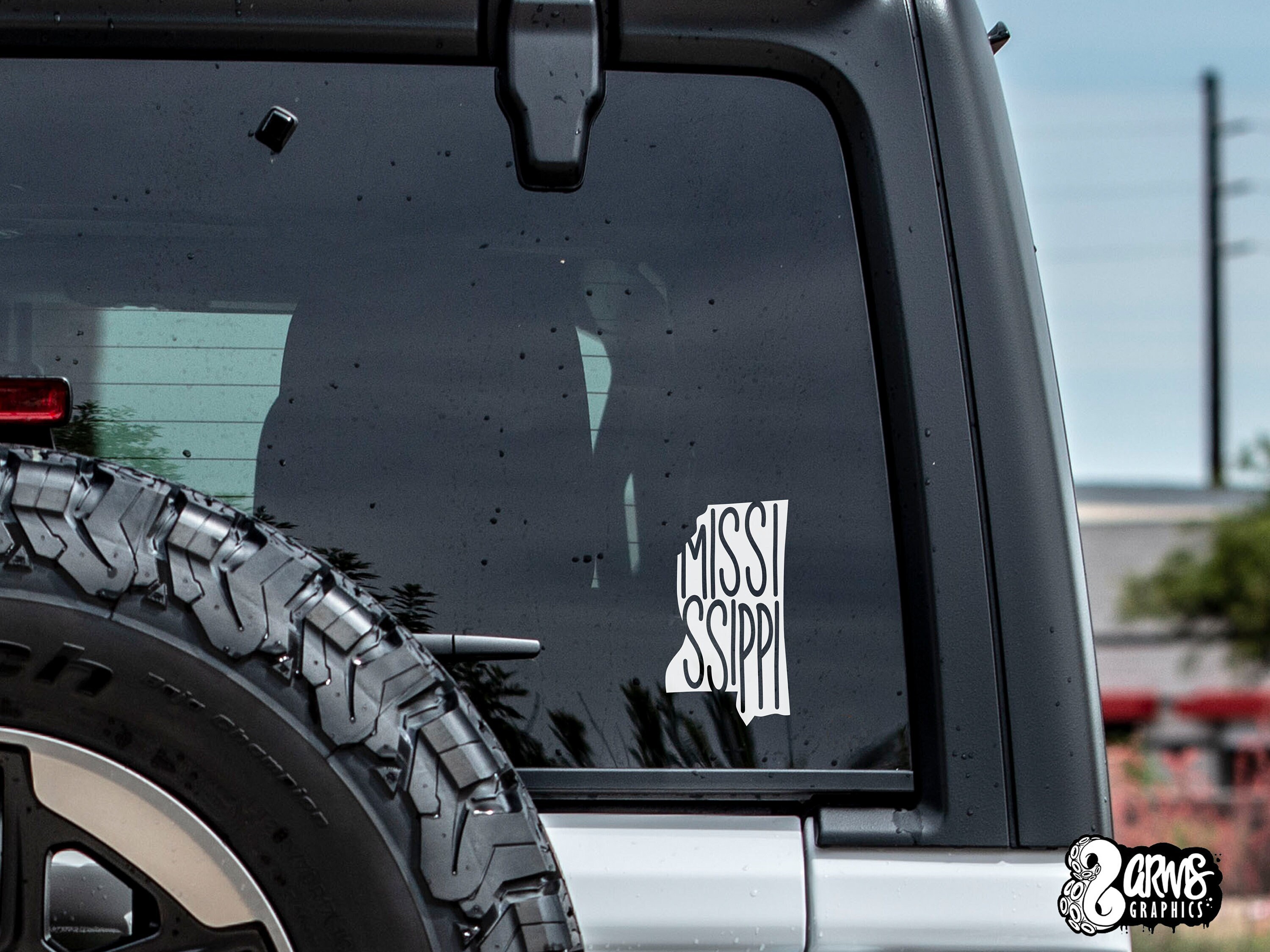 Mississippi State Decal | Mississippi Car Sticker | Mississippi Sticker ...