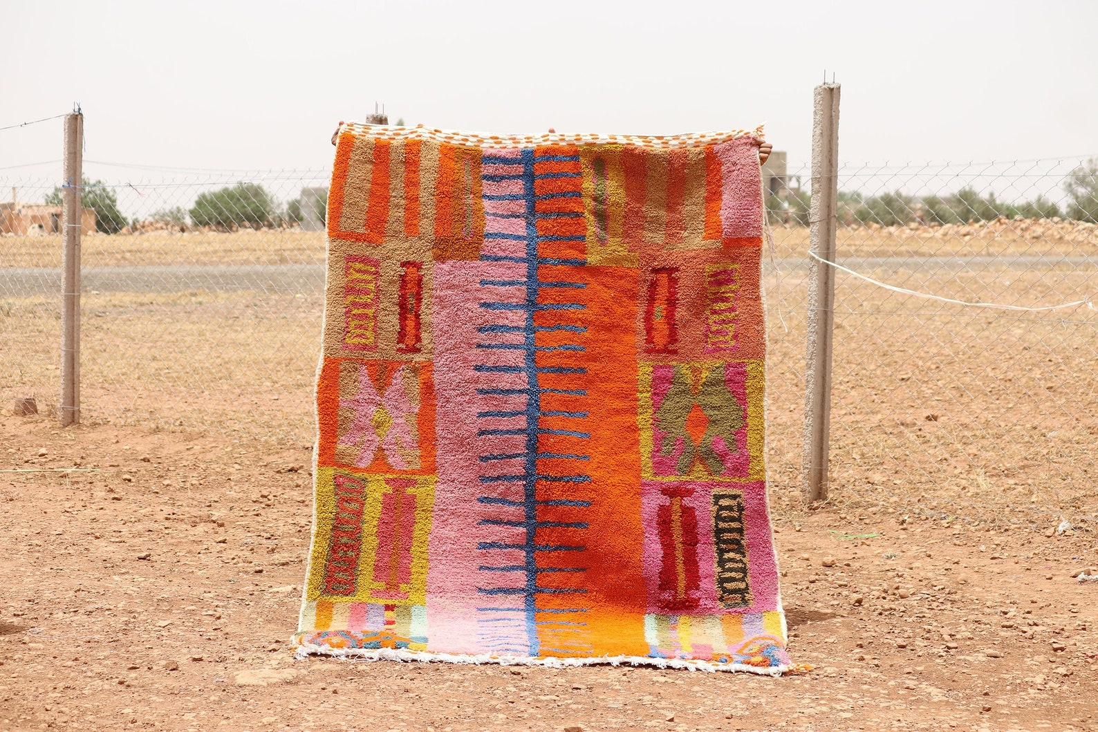 Abstract Colorful Moroccan Rug Custom Fabulous Moroccan Rug - Etsy