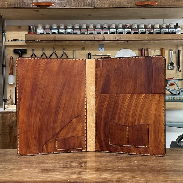 Leather Portfolio - Etsy