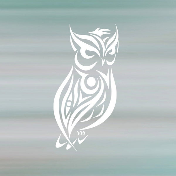 Owl Car Decal - Etsy