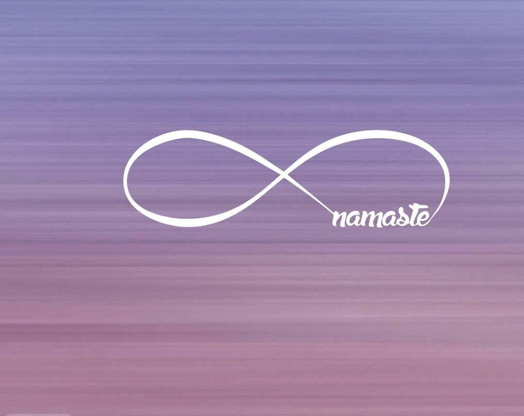Namaste Decal Namaste Sticker Yoga Decal Yoga Sticker - Etsy